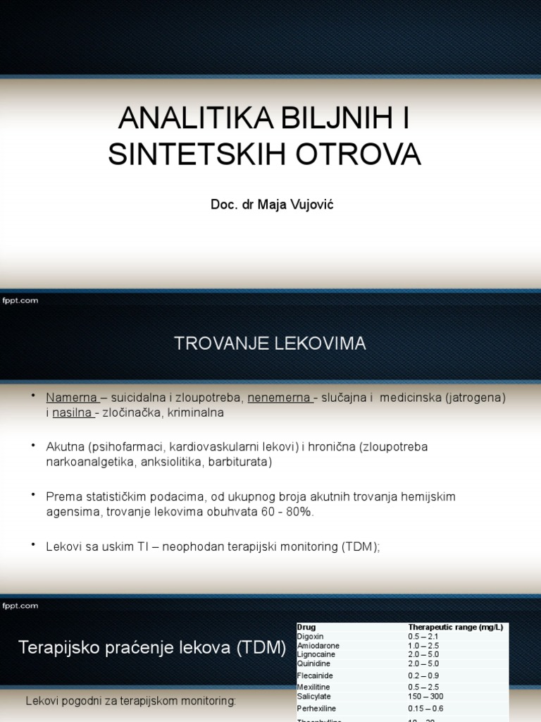 Analitika Lekova Ias 19-20 | PDF