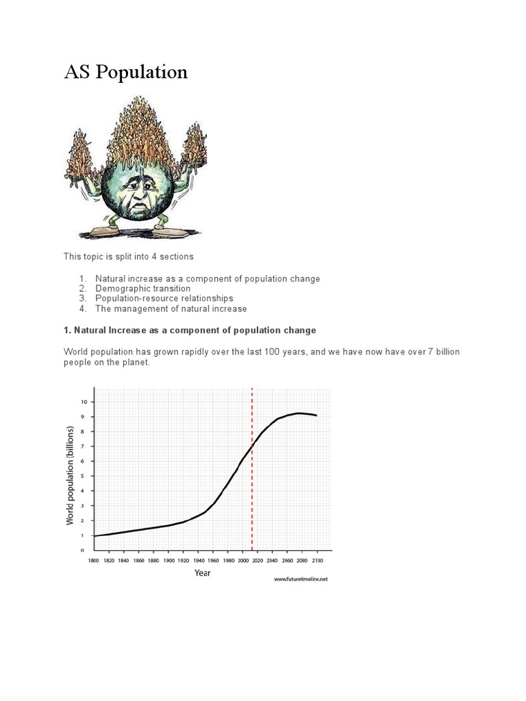 Understanding Natural Increase in Populations | PDF | Ageing | Total ...