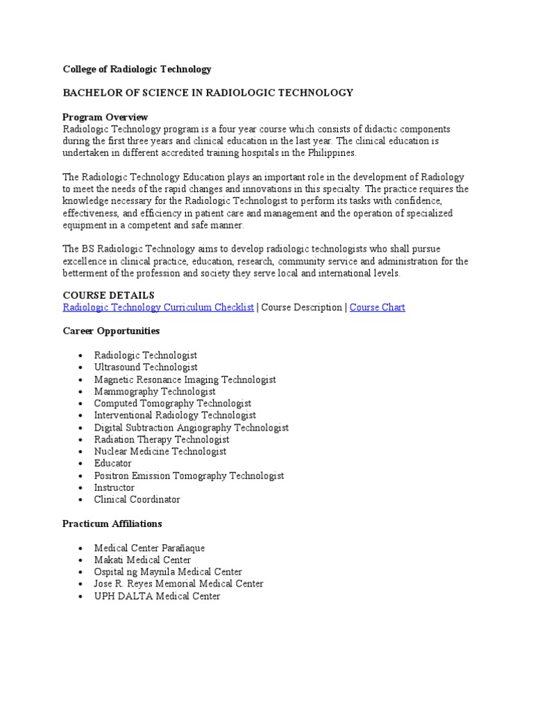 Radtech | PDF | Radiology | Medical Imaging