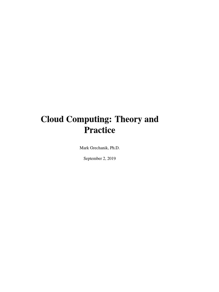 Cloud Computing - Theory and Practice (2019) | PDF | Cloud Computing ...