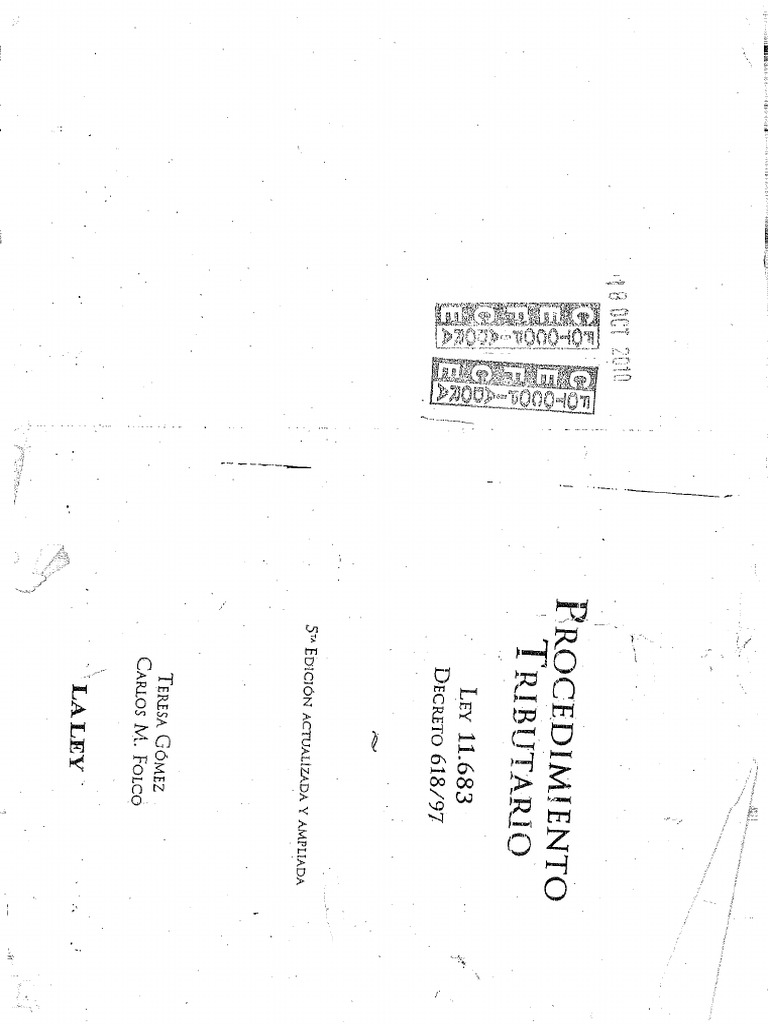 Procedimiento Tributario-Ley 11683-Imp II | PDF