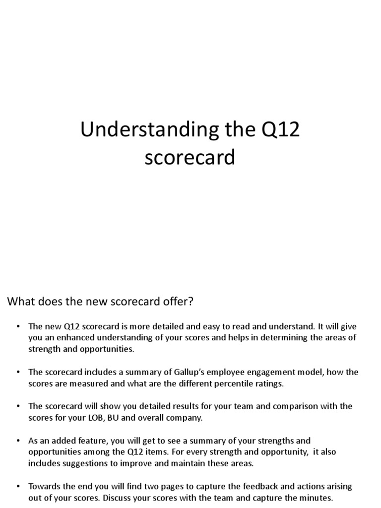 Understanding Your Scorecard | PDF | Cognition | Psychology