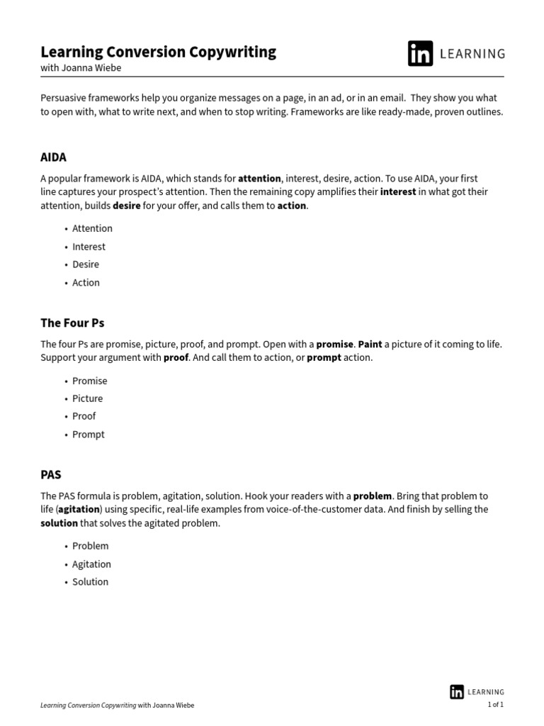 Learning Conversion Copywriting: Solution That Solves The Agitated ...