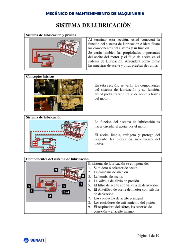Sistema de Lubricación en Maquinaria Pesada | PDF | Lubricante | Bomba