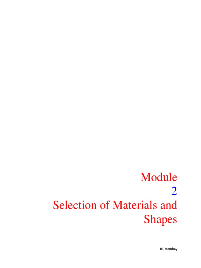 Module 2 Lectures 1 7 | PDF | Deformation (Engineering) | Composite ...