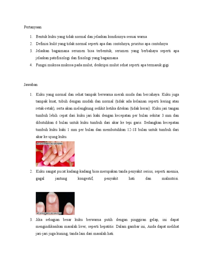 Karakteristik Lesi Kulit dan Fungsi Mukosa Mulut | PDF