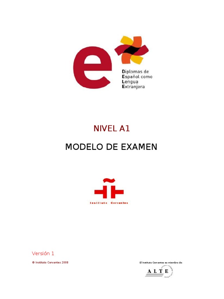 Modelo de Examen A1 | Descargar gratis PDF | Información
