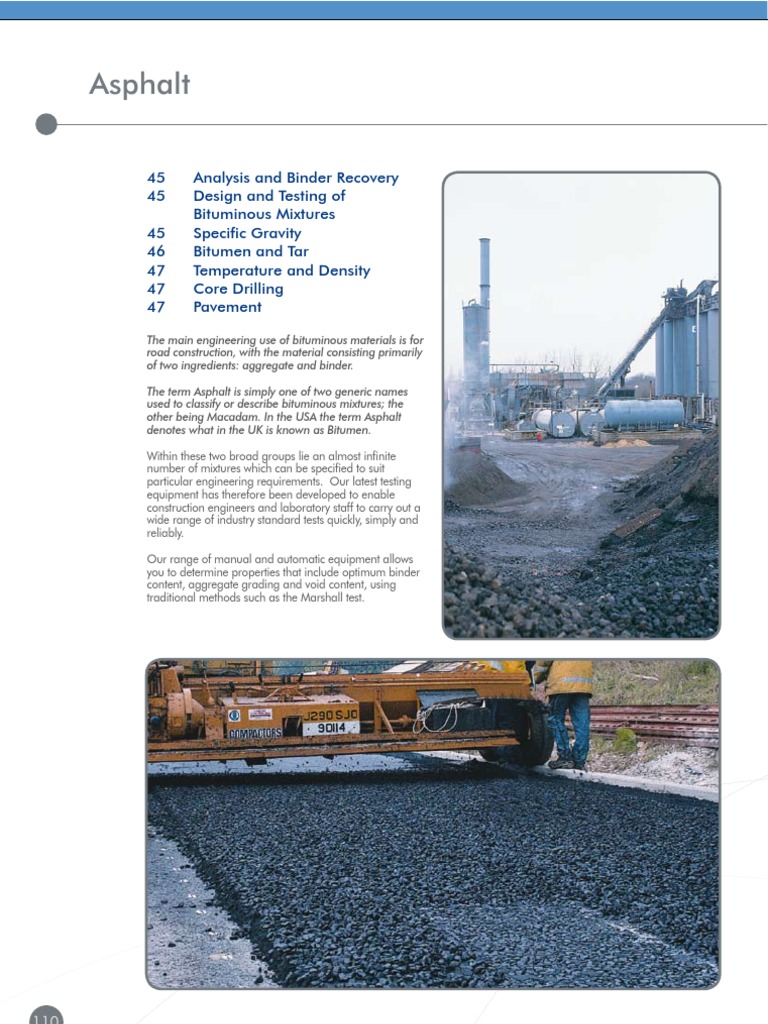 Asphalt NEW | PDF | Asphalt | Drill