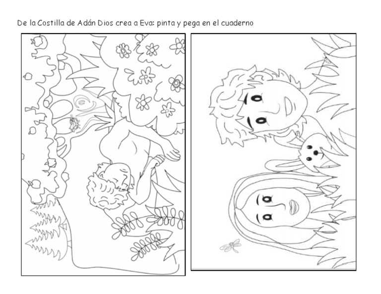 De La Costilla de Adán Dios Crea a Eva | PDF