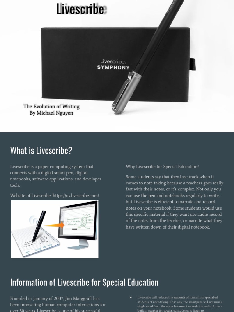 Livescribe | PDF | Notebook | Communication