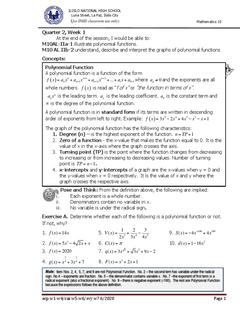 Q2 Math 10 Enhancement Kit 2 | PDF | Circle | Tangent