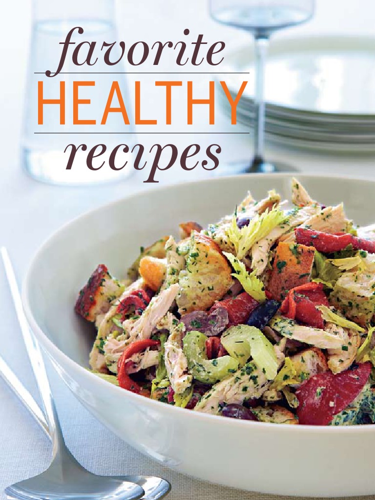 Favourite Healthy Recipes | PDF | Chutney | Salad