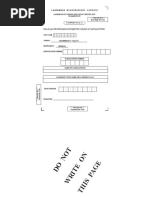 List of CXC Subjects | PDF | Science & Mathematics | Computers