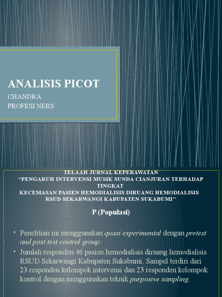 Analisis PICOT Terapi Musik | PDF