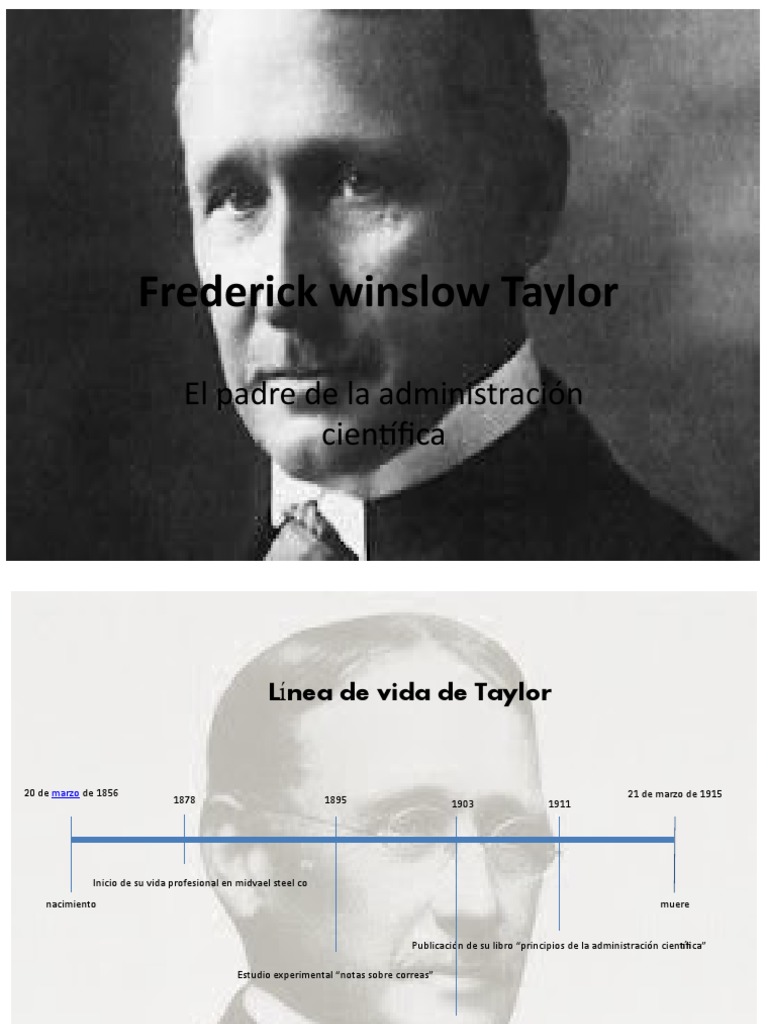 Frederick Winslow Taylor | PDF