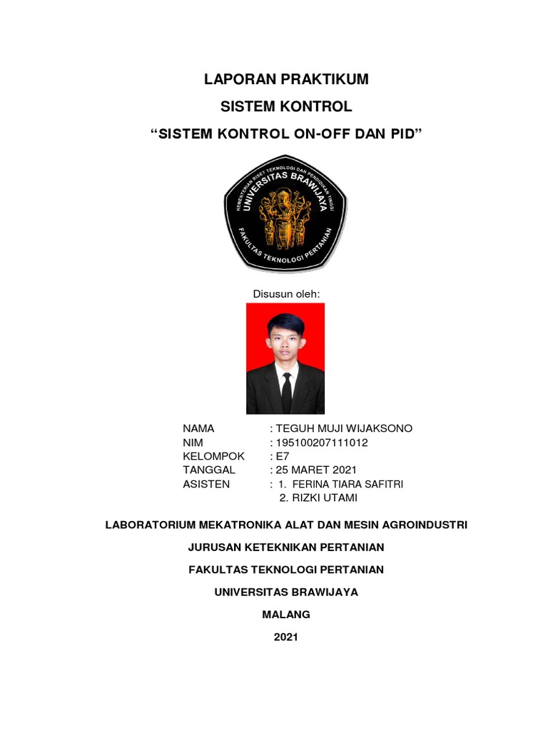 Laporan Praktikum Sistem Kontrol Sistem Kontrol On Off | PDF