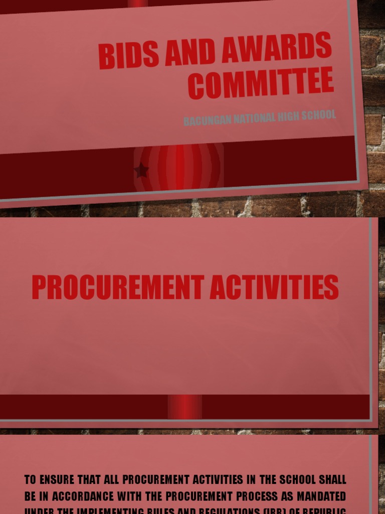 BAC Functions and Responsibilities Guide | PDF | Procurement | Economies