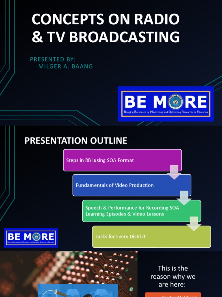 Concepts On Radio & TV Broadcasting | PDF | Communication | Cognition