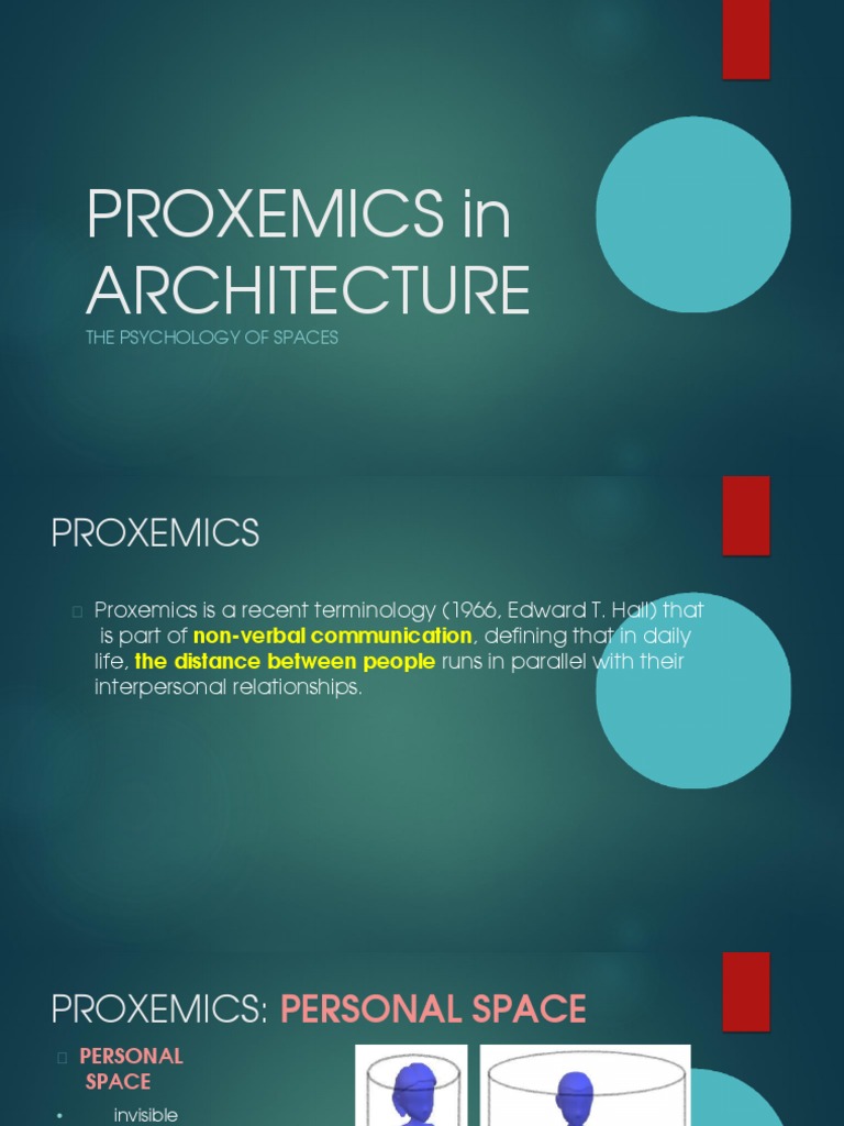 Proxemics in Architecture: The Psychology of Spaces | PDF | Cognition ...