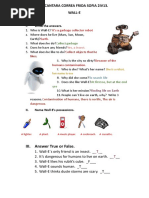 Wall e Movie Worksheet | PDF