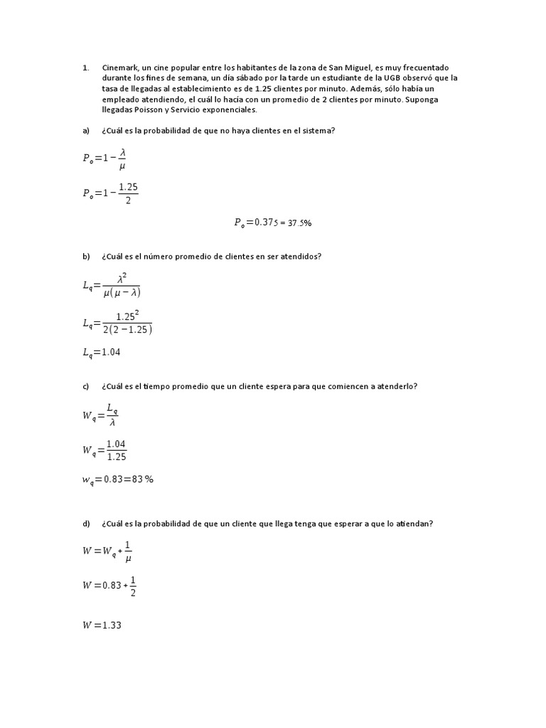 Ejercicios de Iop II | PDF