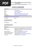 Affidavit Form 40 Instructions | PDF | Affidavit | Identity Document