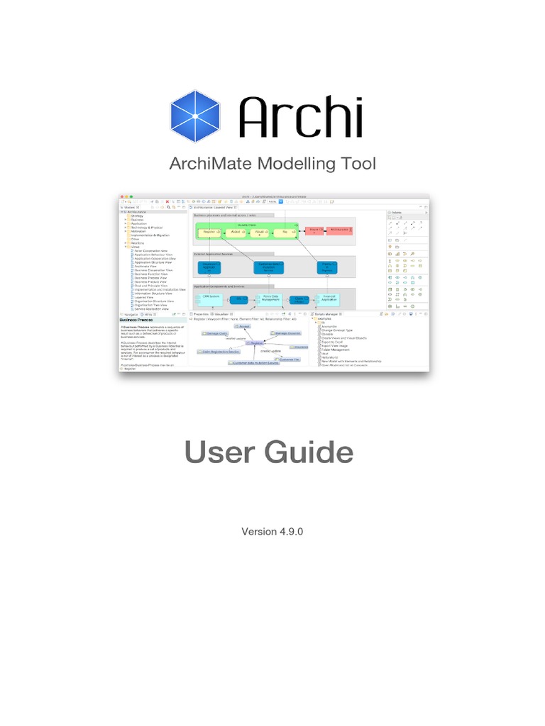 Archi User Guide | PDF | Window (Computing) | Button (Computing)
