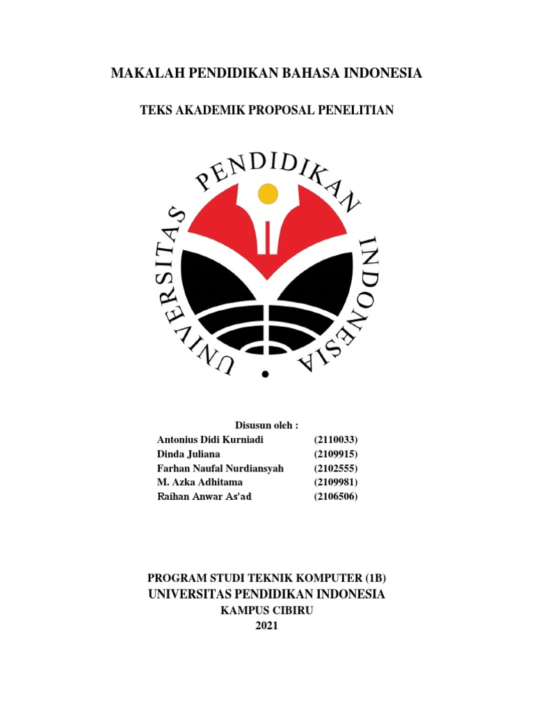 Makalah Proposal Penelitian - Kelompok 3 | PDF