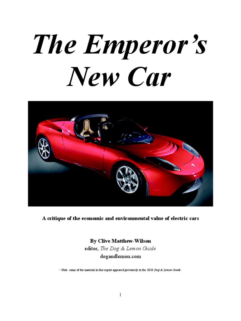 The Emperors New Car | PDF | Coal | Wind Power