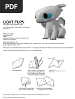 Toothless: DIY Papercraft Template PDF | PDF