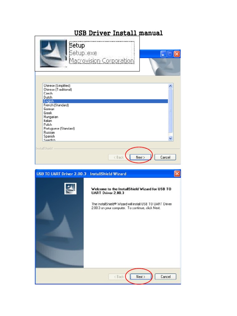 USB DATA CABLE Driver Install Manual | PDF