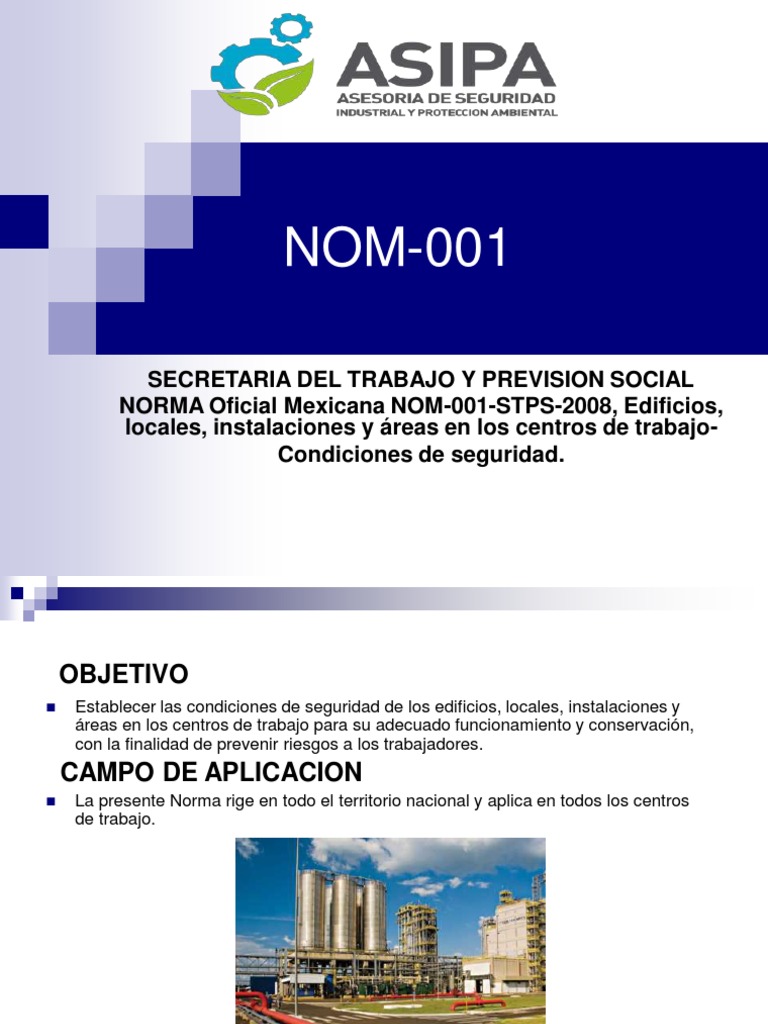 Nom 001 STPS | PDF