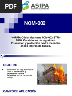 F-4.3.2-RM-01 Check List NOM-002-STPS-2010 | PDF | Peligros | Combustión