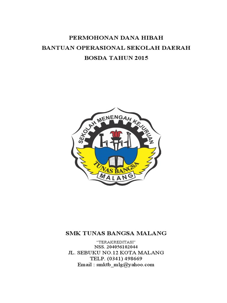 Proposal Bosda SMK Tunas Bangsa | PDF