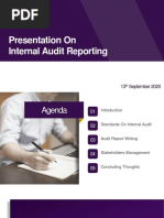 5cs of Internal Audit Report | PDF