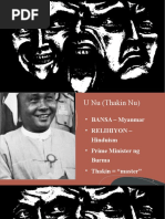 Tatlong Mukha NG Kasamaan Ni U Nu | PDF