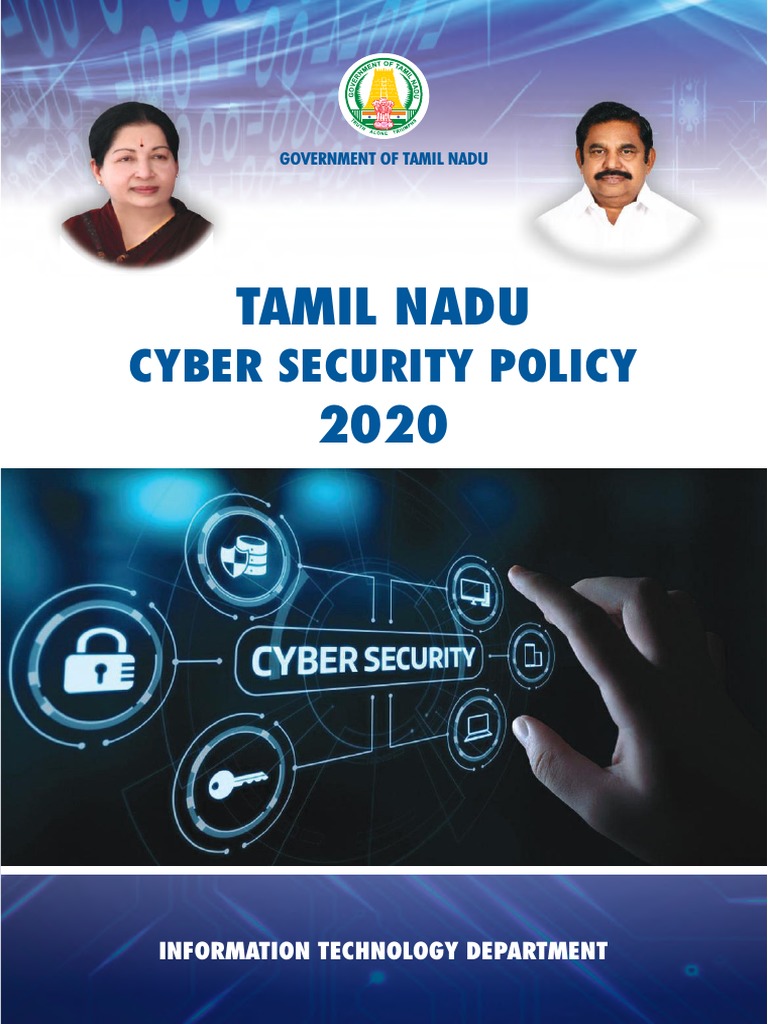 TN Cyber Security Policy 2020 | PDF | Computer Security | Security