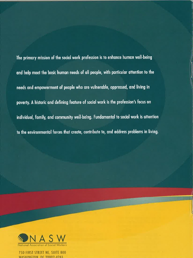 Nasw Code of Ethics Revised 2017 | PDF