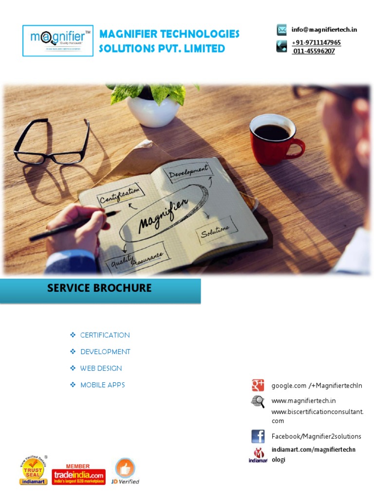 Magnifier Technologies Solutions Pvt. Limited: Service Brochure | PDF ...