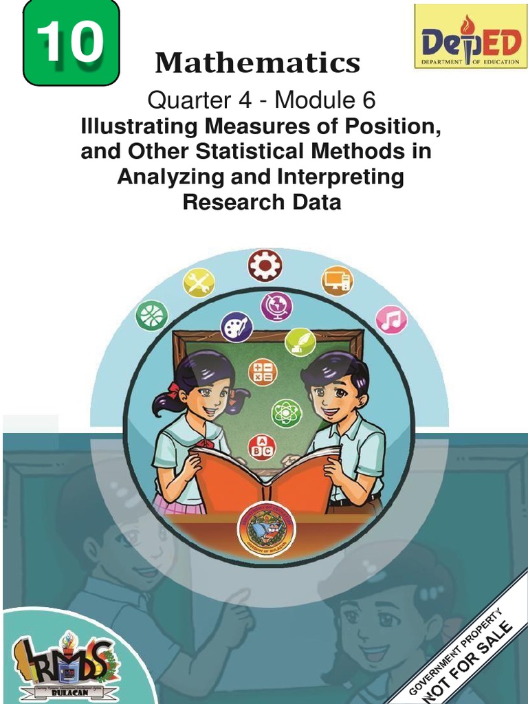 Mathematics: Quarter 4 - Module 6 | PDF | Median | Mean
