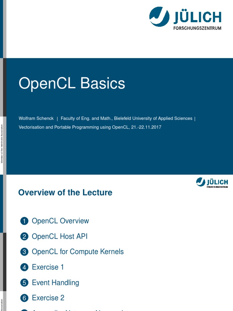 Opencl 03 Basics | PDF | Parallel Computing | Computer Hardware