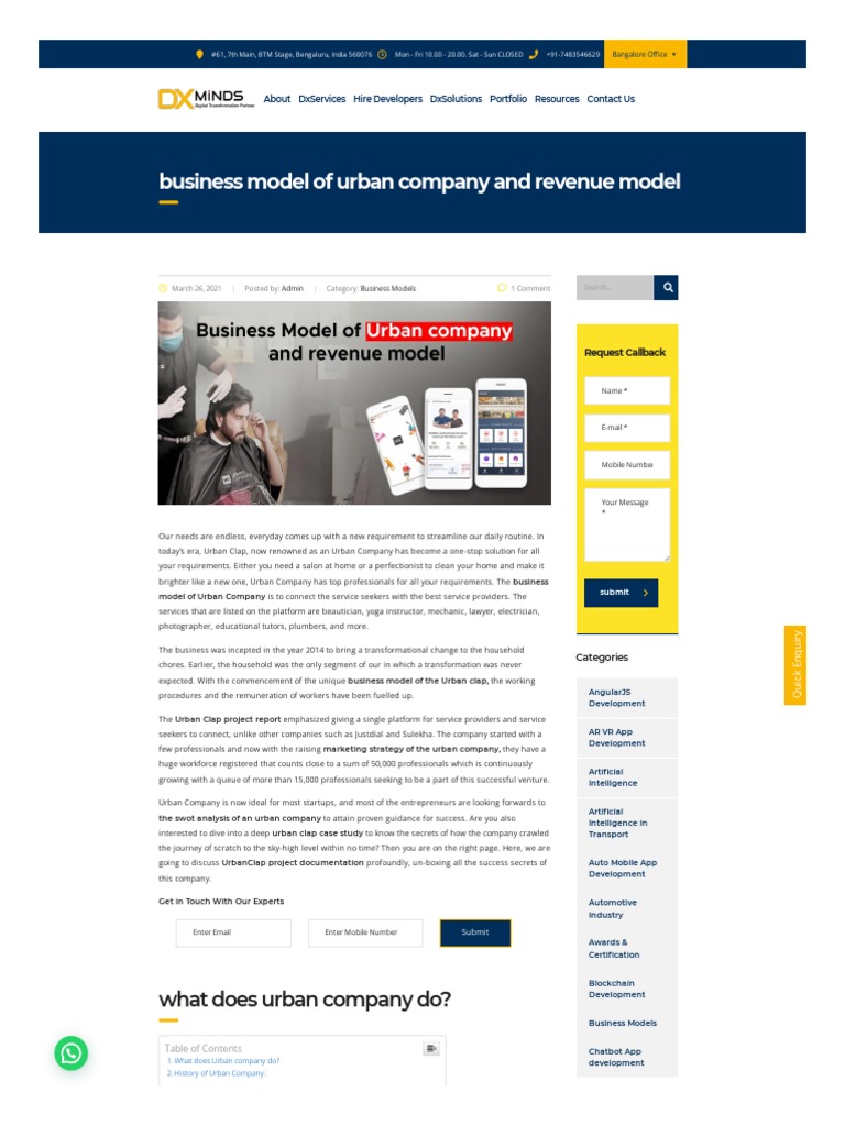 Urban Development Company Model - DxMinds | PDF | Advertising | Popular Culture & Media Studies