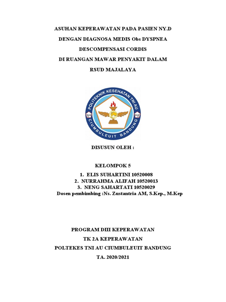 ASKEP Decompensasi Cordis Kel 5 | PDF
