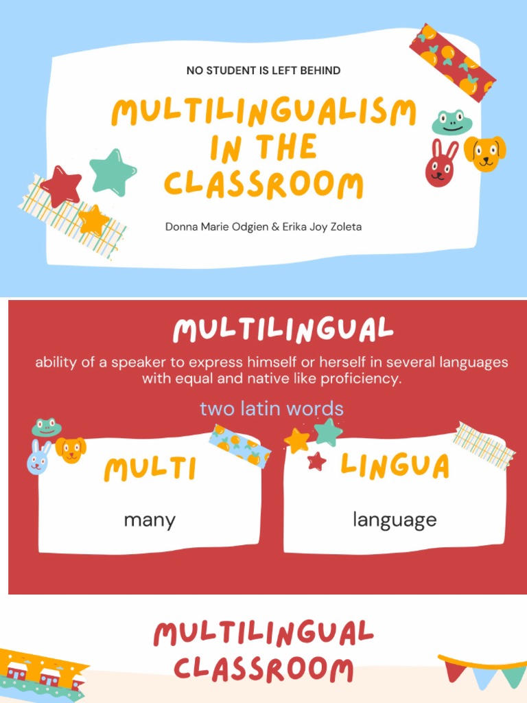 Multilingualism In The Classroom Pdf