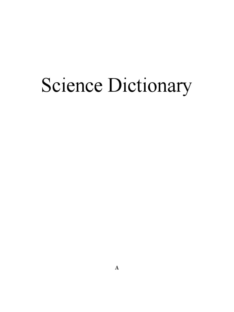 Science Dictionary | PDF | Meteoroid | Seismology