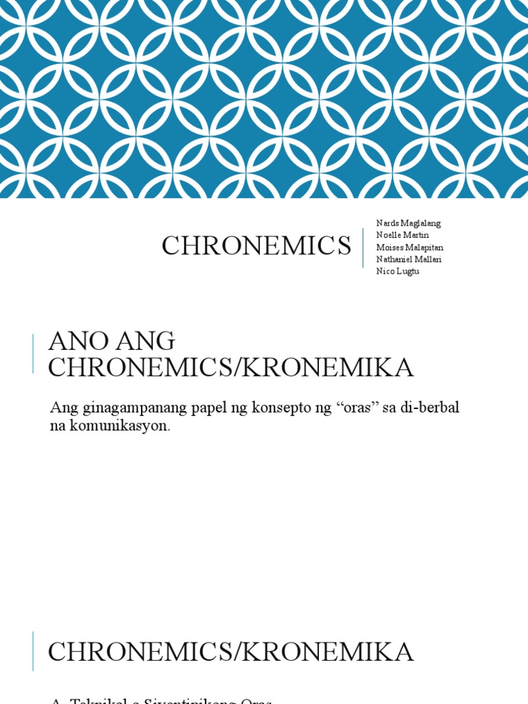 Chronemics | PDF