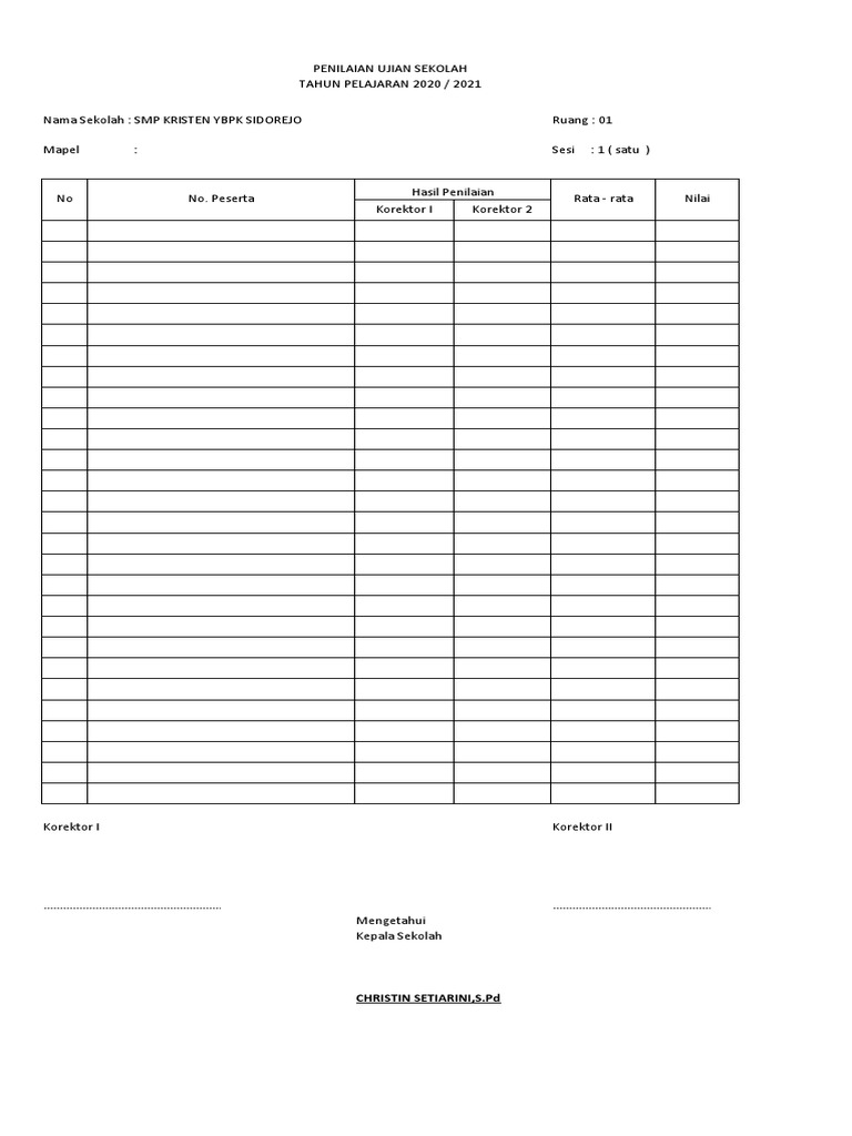 Format Koreksi | PDF