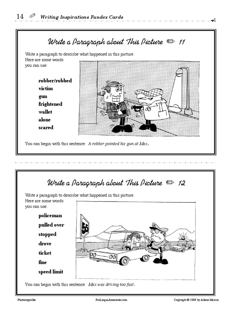 Sample Write A Paragraph About This Picture | PDF | Games & Activities