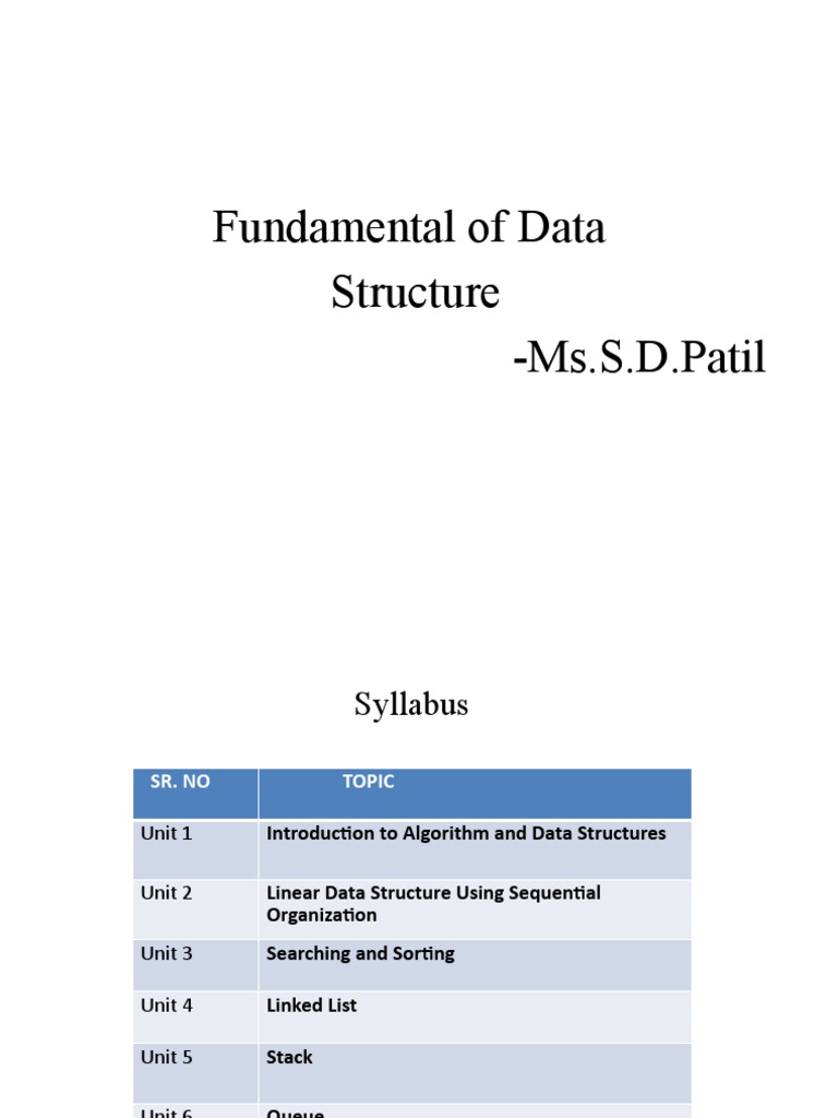 Unit 3 - FDS | PDF | Mathematics | Computing