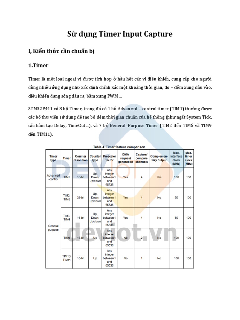 19.timer Input Capture Mode | PDF